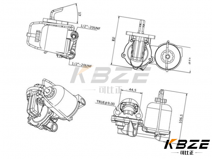 MASSEY FERGUSON TRACTOR KBZE FUEL LIFT PUMP ULPK0018 2641406 FOR ...
